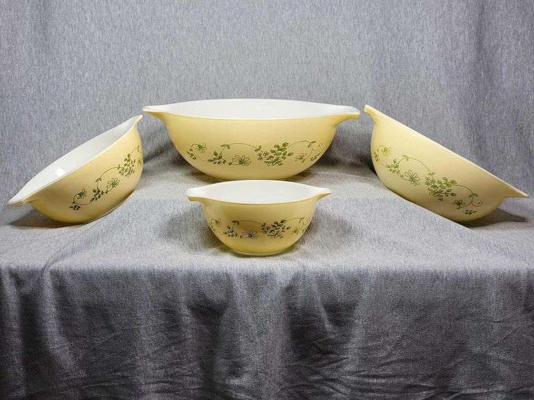 Vintage PYREX Shenandoah Pattern Nesting Micing Bowls. K ...