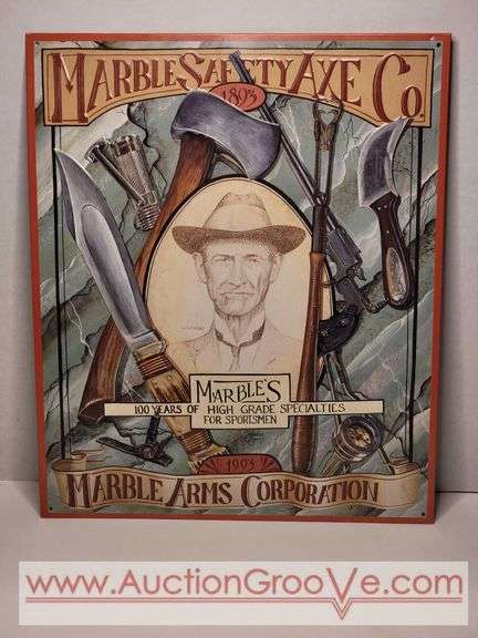 Marble Arms Corporation. Modern Sign metal. 13 x 15.5. KB ...