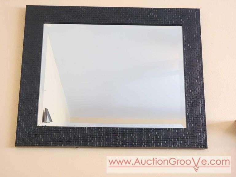 TWO Matching Mirrors. 28 x 23. LR - AuctionGrooVe.com 608-792-2437