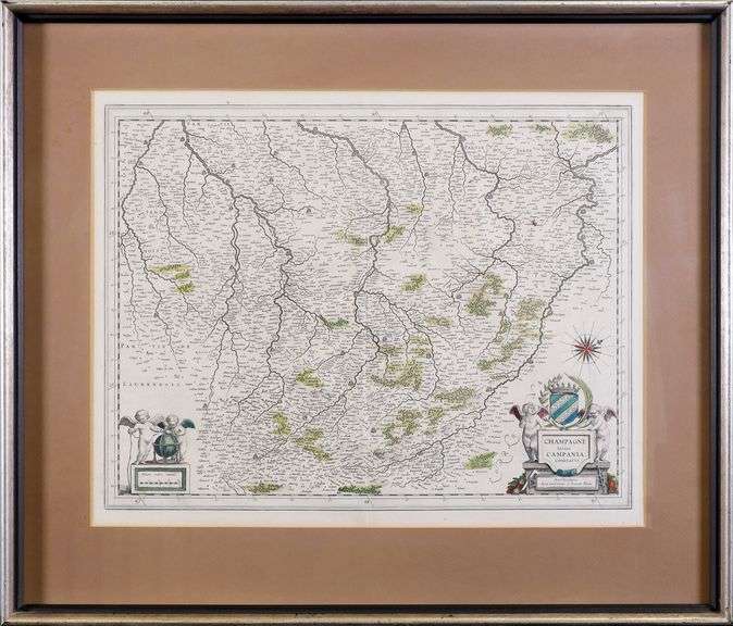 WILLEM BLAEU, ANTIQUE HAND-COLOURED MAP - Hodgins Halls Auction Group