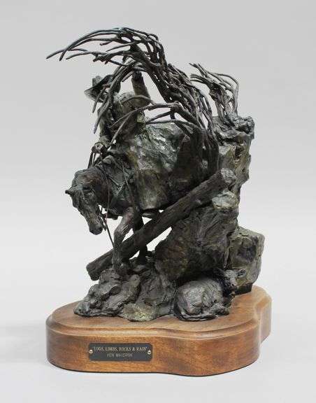 KEN MAYERNIK, BRONZE SCULPTURE - Hodgins Halls Auction Group