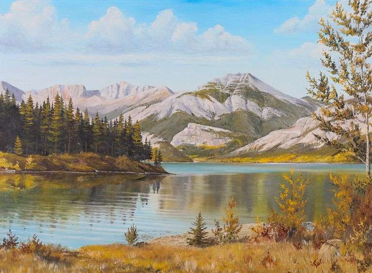 NEIL HULLEY, OIL ON CANVAS - Hodgins Halls Auction Group