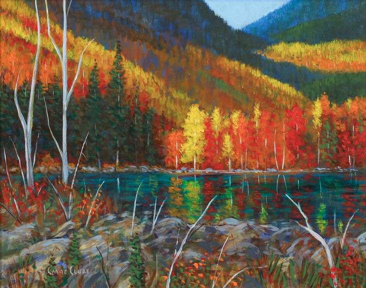 CHRIS MACCLURE, OIL ON BOARD - Hodgins Halls Auction Group