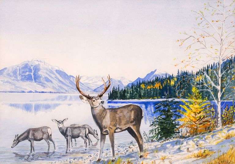 MALCOLM JAMES (MAC) MACKENZIE, WATERCOLOUR - Hodgins Halls Auction Group