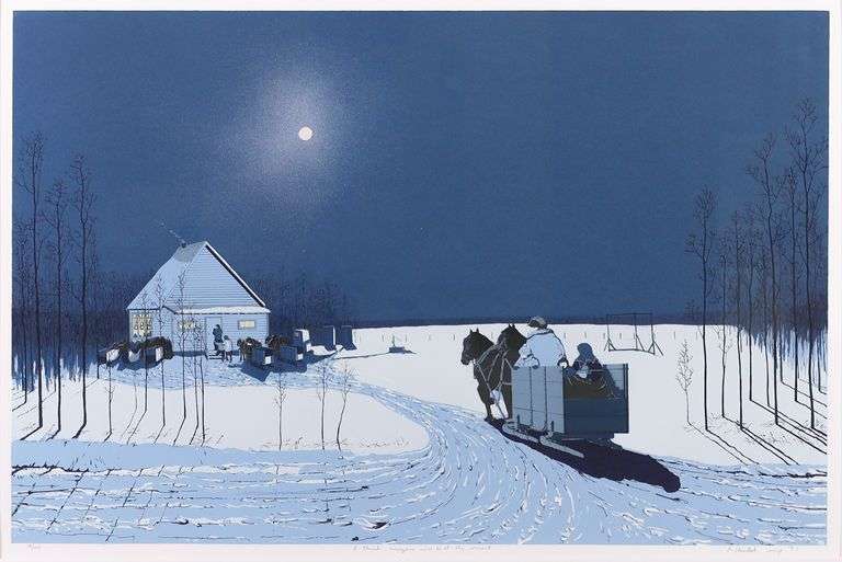 PETER SHOSTAK, COLOUR SERIGRAPH - Hodgins Halls Auction Group