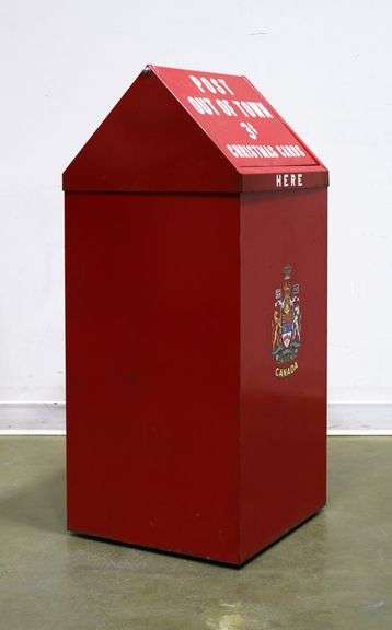 1950s-1960s CANADIAN POST BOX - Hodgins Halls Auction Group