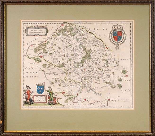 WILLEM BLAEU, ANTIQUE HAND-COLOURED MAP - Hodgins Halls Auction Group
