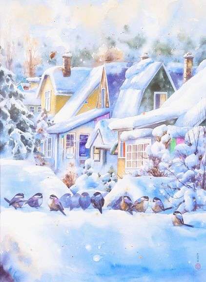 ALEX FONG, WATERCOLOUR - Hodgins Halls Auction Group