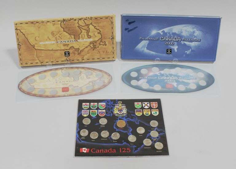 ROYAL CANADIAN MINT COIN SETS (3) - Hodgins Halls Auction Group