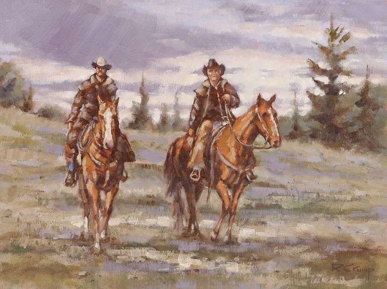 RICK CRUMP, OIL ON BOARD - Hodgins Halls Auction Group