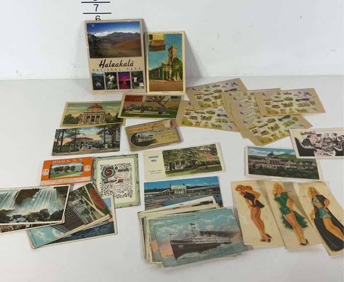 Vintage postcards and pinups some posted most are unposted - Hash Auctions