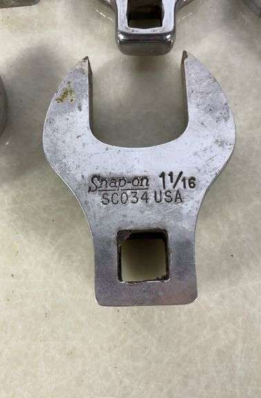 Craftsman and Snap On crow foot wrenches various sizes - Hash Auctions