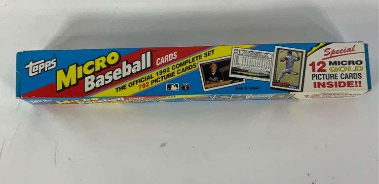 1992 Topps Baseball Micro Set. Looks complete but didn’t look at every ...