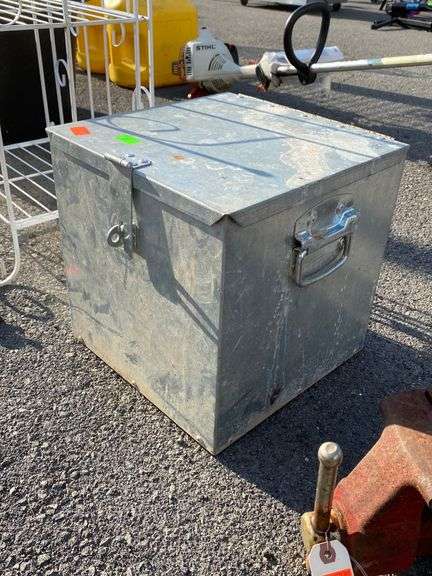Galvanized Delivery Receiving Box, front porch Milk Type Box - Hash ...