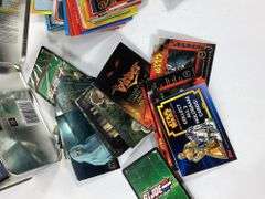 Movie cards, two Star Wars tins with Kong, Lord of the Rings, Star Wars ...