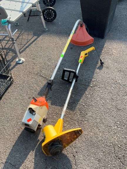 Two string trimmers, Stihl FS36, and one electric - Hash Auctions