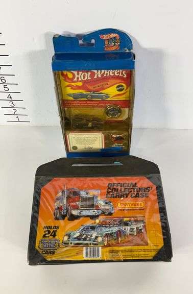 Hotwheels and Matchbox collectibles . Red Line with COA and Pin ...