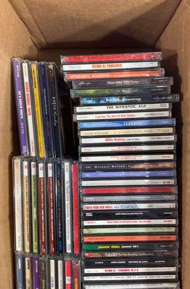 CDs, Queen LED Zeppelin, Elton John, Janis Joplin, Carole King, etc ...