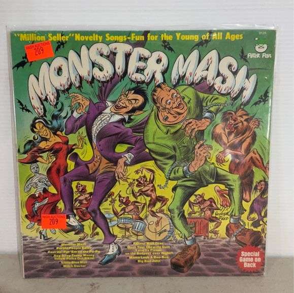 Monster Mash Halloween vinyl record - Hash Auctions