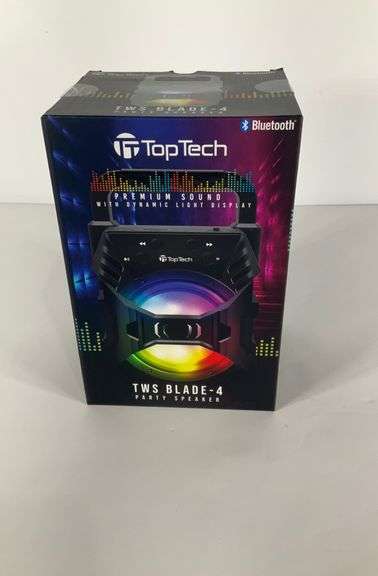 Top Tech Bluetooth party speaker. - Hash Auctions