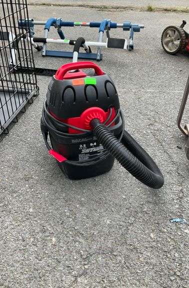 Shop vac, 2.5gallons, non tested by Hash - Hash Auctions