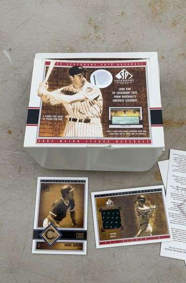 2002 Upperdeck SP legendary cuts box. Has Cal Ripken Jr Jersey card and ...