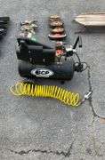 BCP air compressor, 6gal. Works per consigner, some wires are showing ...