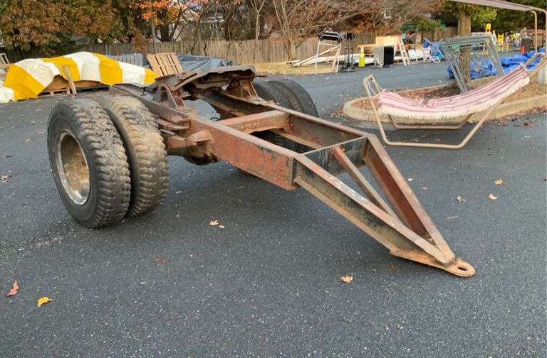 Fifth Wheel Dolly Trailer Mover, Heavy equipment moving type use for ...