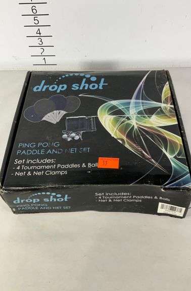 Drop Shot ping pong paddle and net set note comes with 3 paddles - Hash ...