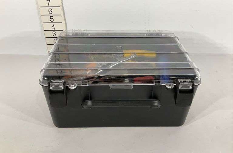 Poly box of tools, includes - Hash Auctions