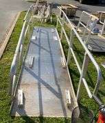 Aluminum Handicap Walk Way Ramp, comes apart in three sections, with ...