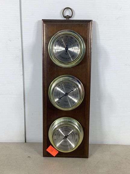 Taylor Thermometer Barometer & Humidity Meter 16”x5 1/2” - Hash Auctions