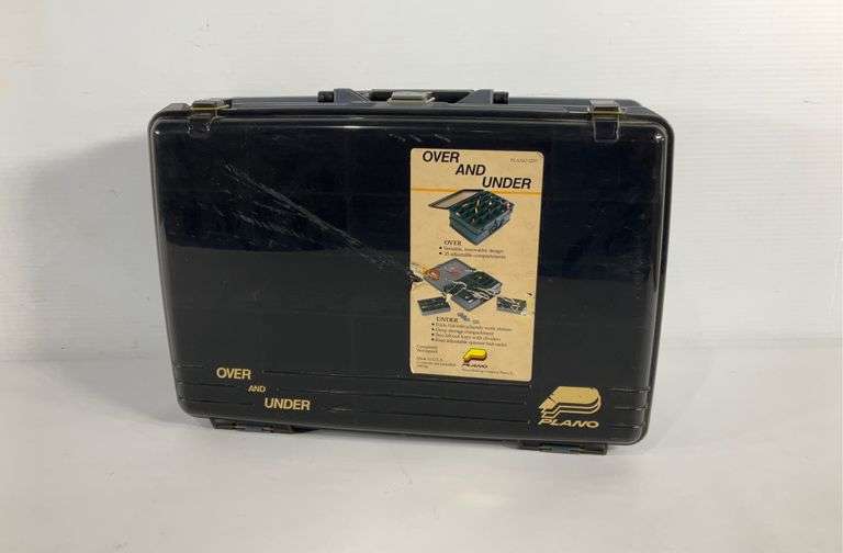 Plano Over and Under organizer tackle box, 16x7x11” - Hash Auctions
