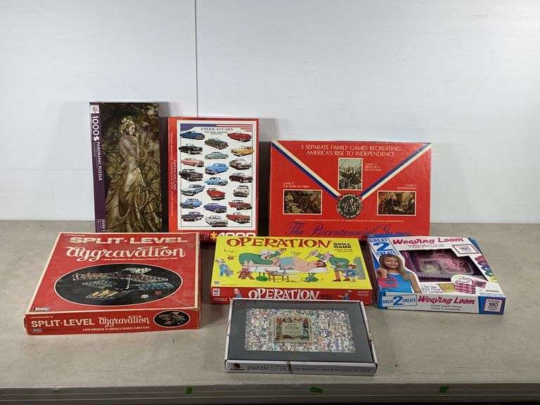 Misc. Games & Puzzles, includes Operation, Split Level Aggravation ...