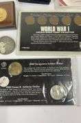 Group of coins, World War 1 coin set, Sacajawea dollar, presidential ...