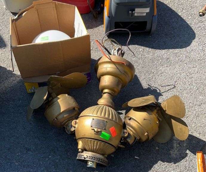 Westinghouse electric & MFG. CO. Gyrating ceiling fan, very heavy metal ...