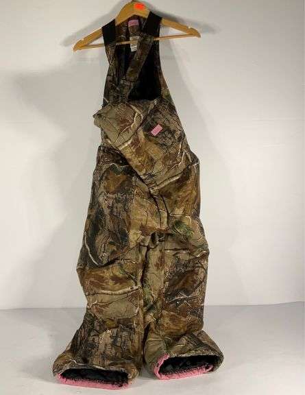 Berne ladies 14-16 camouflage and pink coveralls. - Hash Auctions