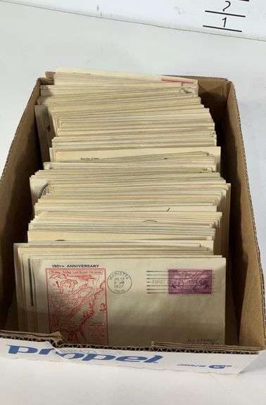 Vintage set of stamped commemorative envelopes. Washington DC address ...