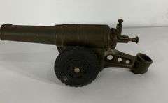Vintage big bang cast iron cannon toy. - Hash Auctions