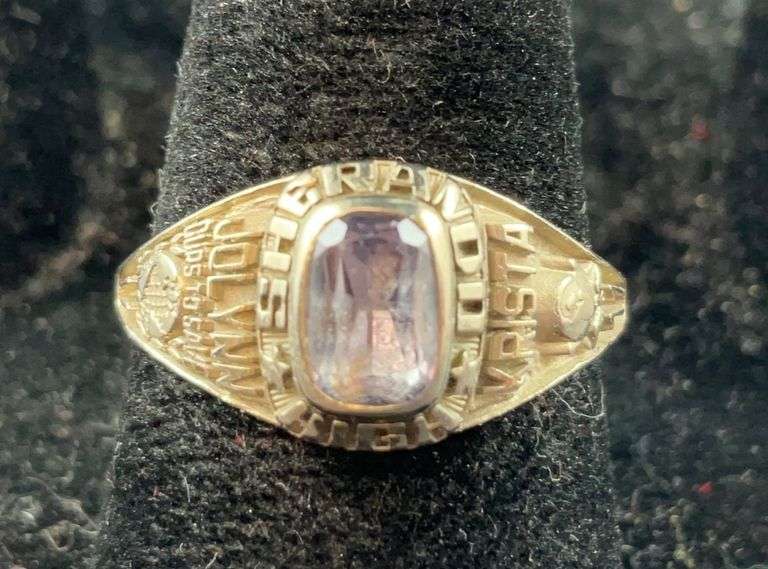 10k white gold sherando high school class ring 2011, size 6, 4.54g - Hash Auctions