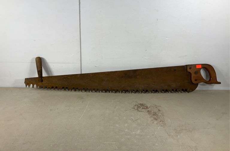 One man cross cut saw, 42” blade - Hash Auctions
