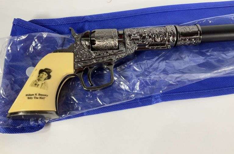 William H Bonney “Billy The Kid” revolver gun handle sword cane. - Hash ...