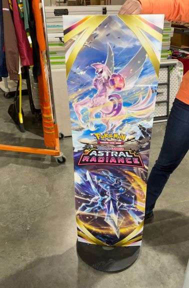 Pokémon store displays and posters. - Hash Auctions
