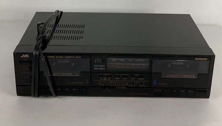 JVC double cassette deck - Hash Auctions