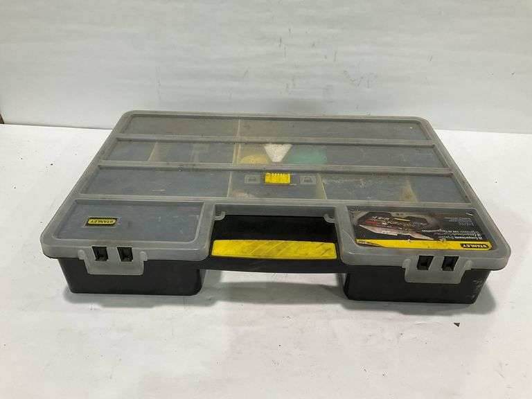 Stanley 26 compartment box with contents - Hash Auctions