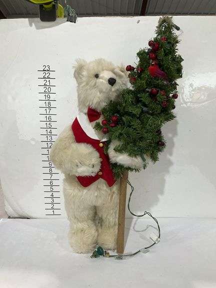 Ditz Christmas tree polar bear. Works. - Hash Auctions