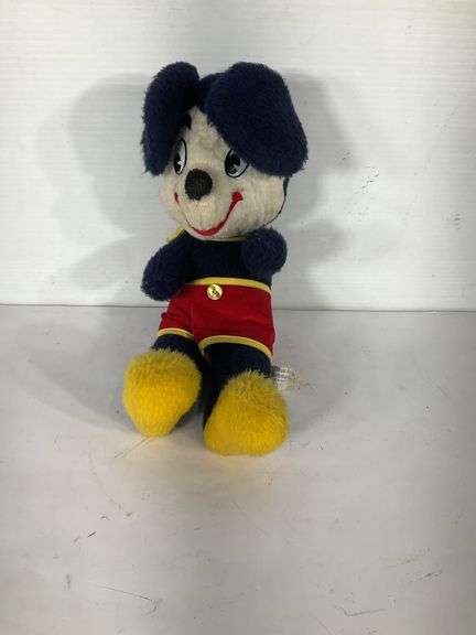 Vintage Walt Disney Mickey Mouse plush toy, 9”H - Hash Auctions