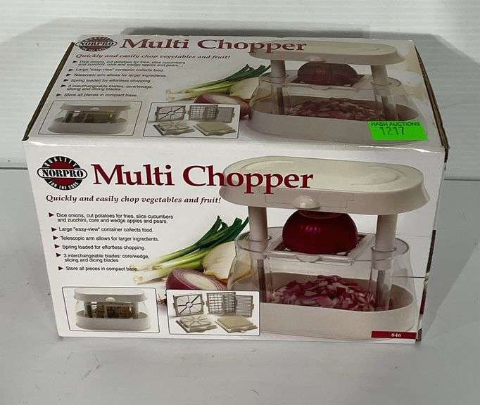Norpro multi chopper, in box - Hash Auctions