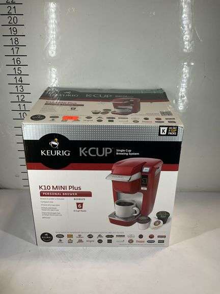 Keurig k cup k10 mini plus , new in box - Hash Auctions