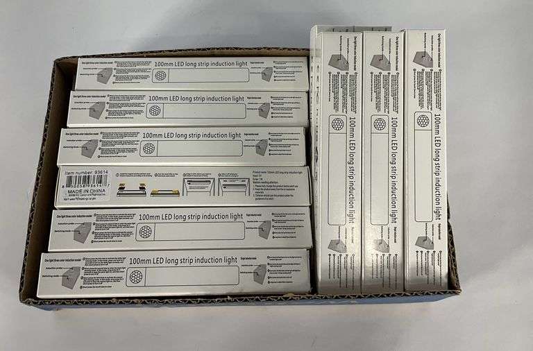 18 100mm LED strip induction lights. - Hash Auctions